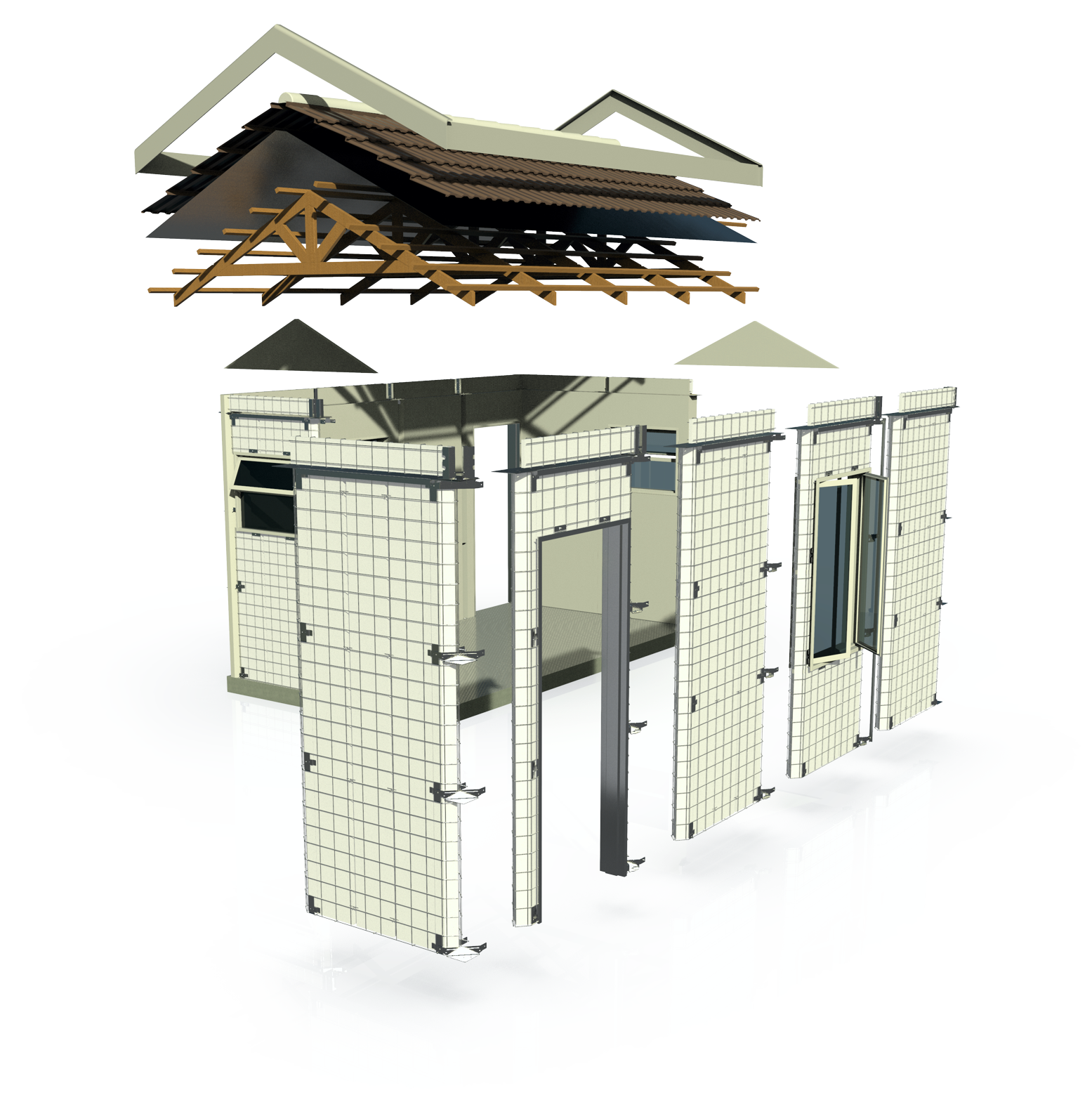 EZEEBUILD Modular Building System | Industrial Design | QG